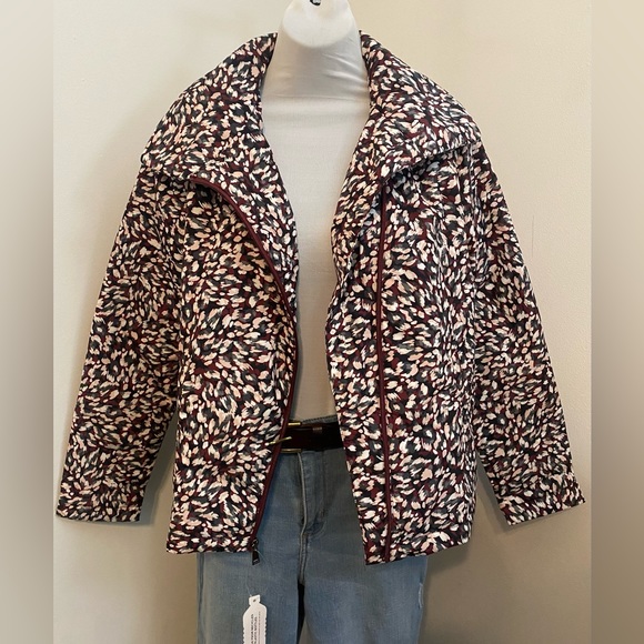 zuda | Jackets & Coats | Zuda Moto Packable Puffer Color Multi Burgundy ...